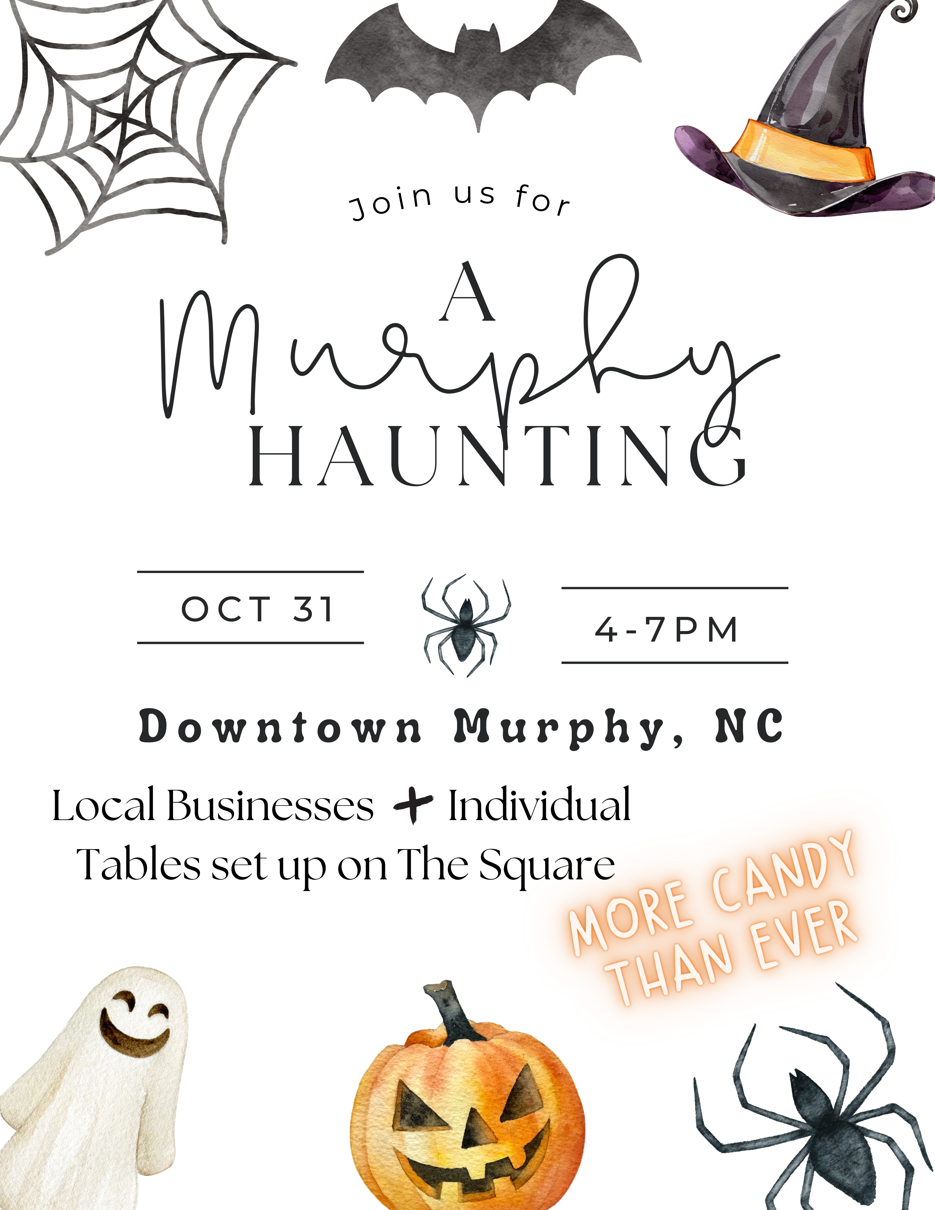 A Murphy Haunting: Downtown Murphy Halloween Celebration | Murphy NC